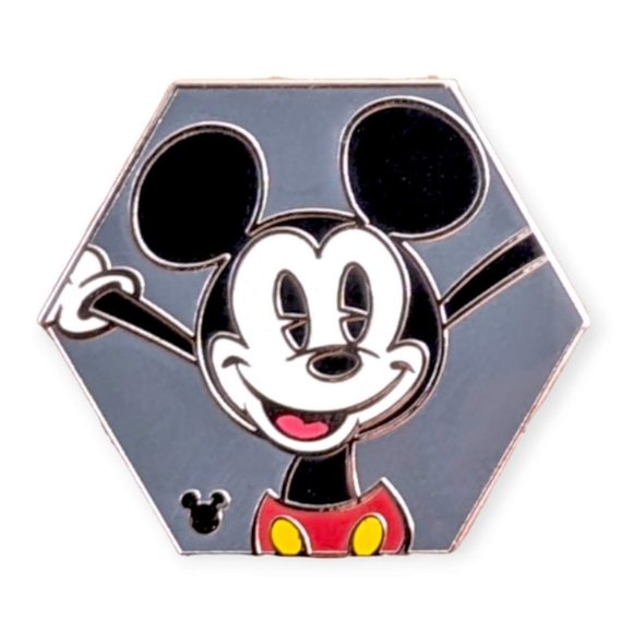 Disney | Jewelry | Mickey Mouse Shorts Disney Pin Happy Mickey Hexagon ...